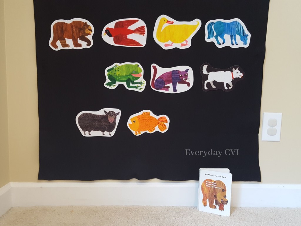 CVI Strategies for Reading “Brown Bear, Brown Bear” – Everyday CVI