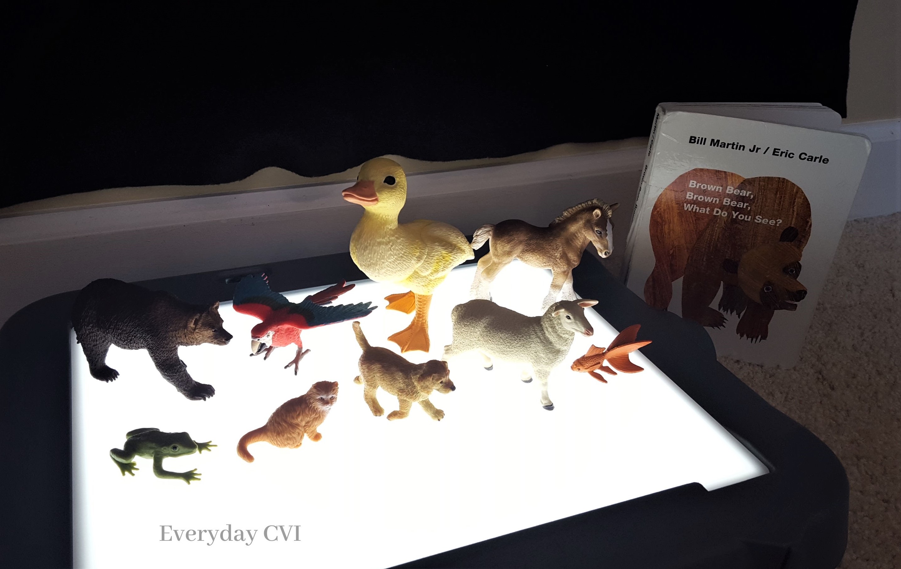 CVI Strategies for Reading “Brown Bear, Brown Bear” – Everyday CVI