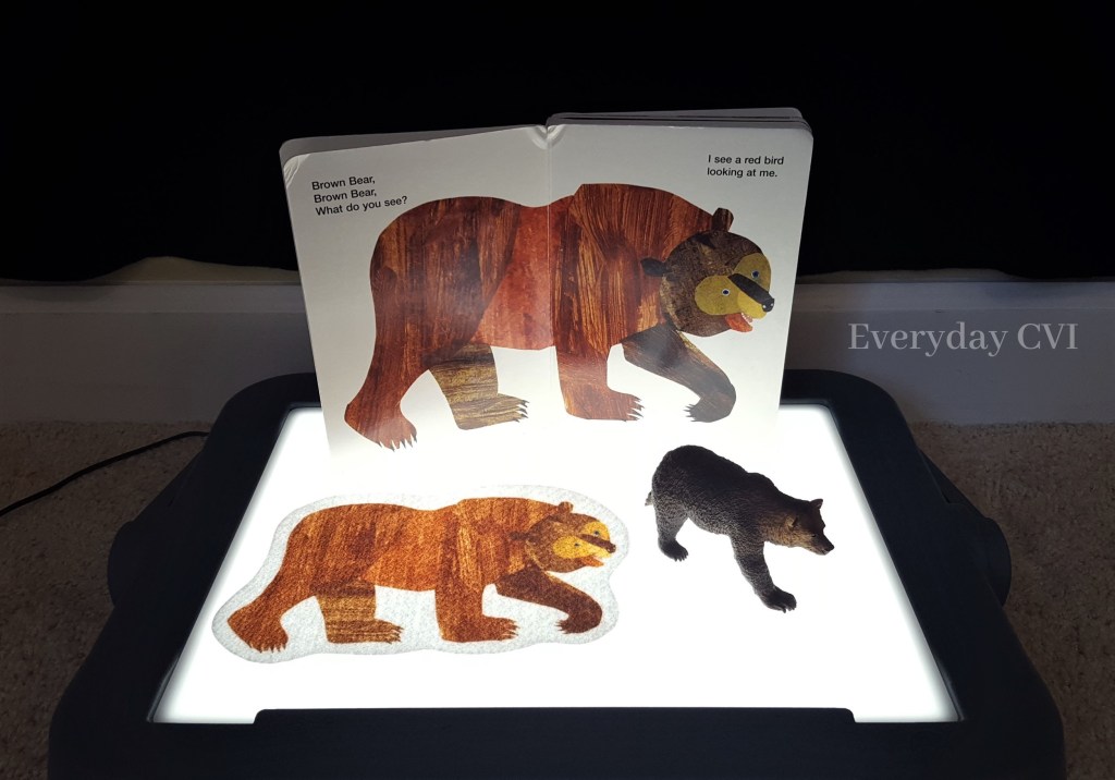 CVI Strategies for Reading “Brown Bear, Brown Bear” – Everyday CVI